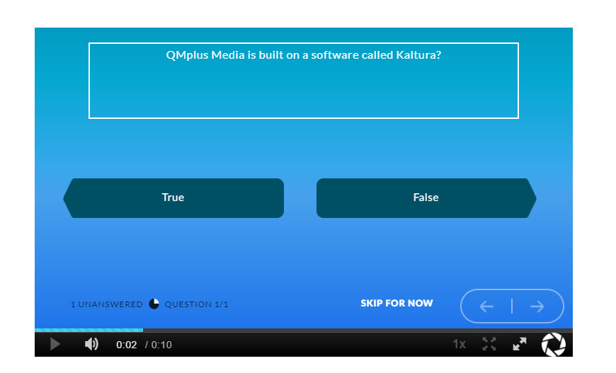 Create a video quiz | MyQMUL